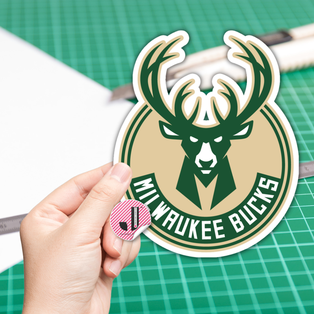 MILWAUKEE BUCKS STICKER | NBA WATERPROOF STICKER | NBA LOGO DESIGN ...
