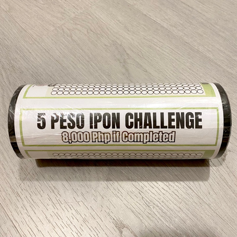 CCH 5 Peso Bill Ipon Challenge Alkansya 8,000 if completed 9 inches ...