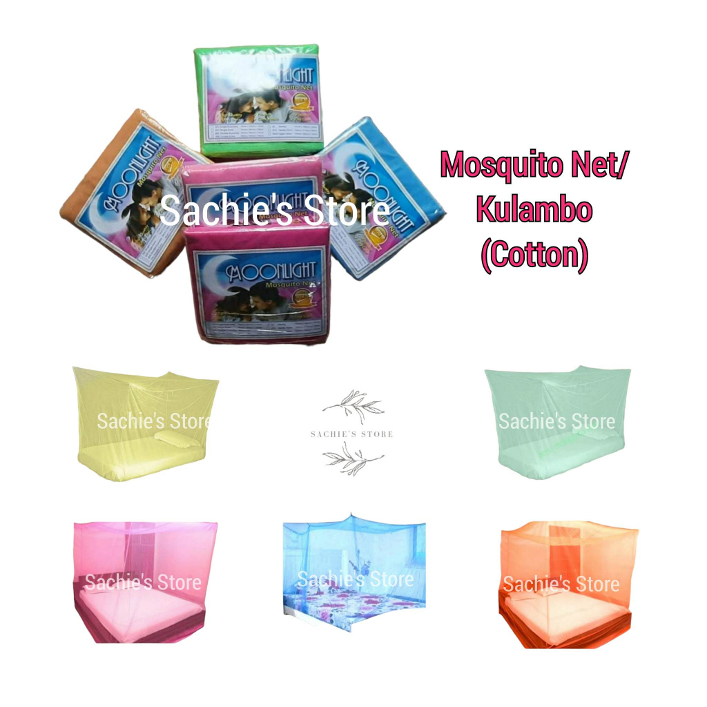 [Bedding Accessories] Cotton Mosquito Net | Kulambo (Trendy Colored ...