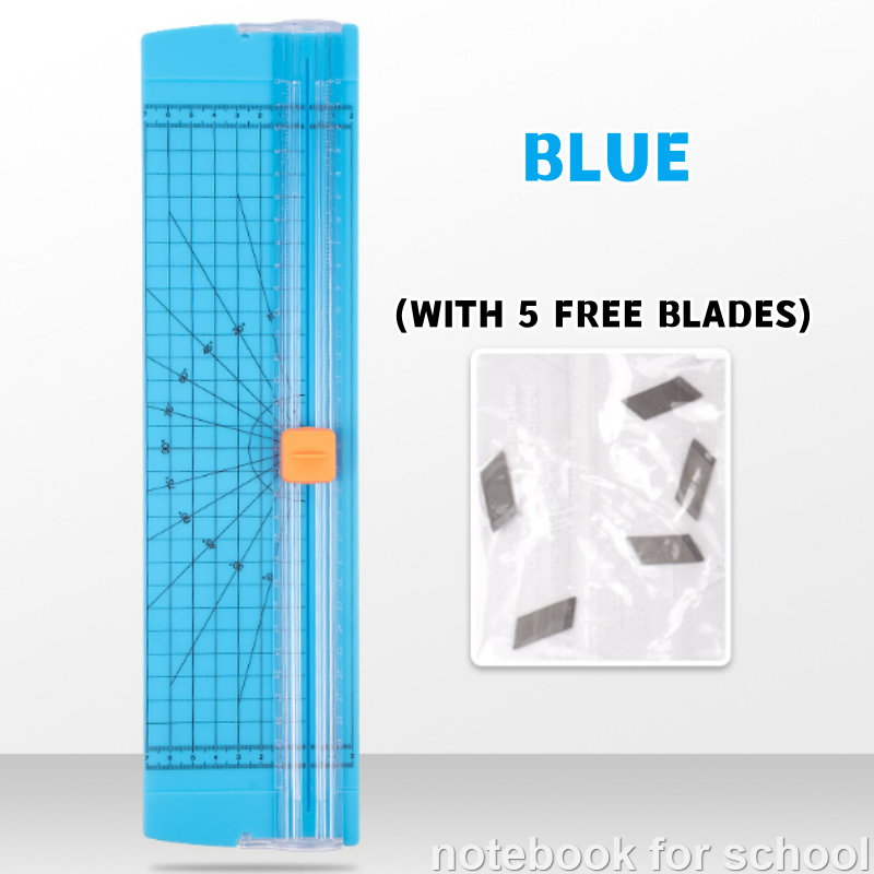 Portable Paper Cutter A4 Trimmer Paper Cutter WIth 5 Free Blades ...