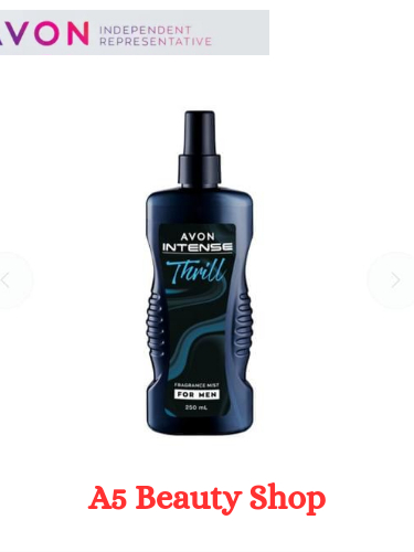 Avon Intense Thrill Fragrance Mist for Men 250ml | Shopee Philippines