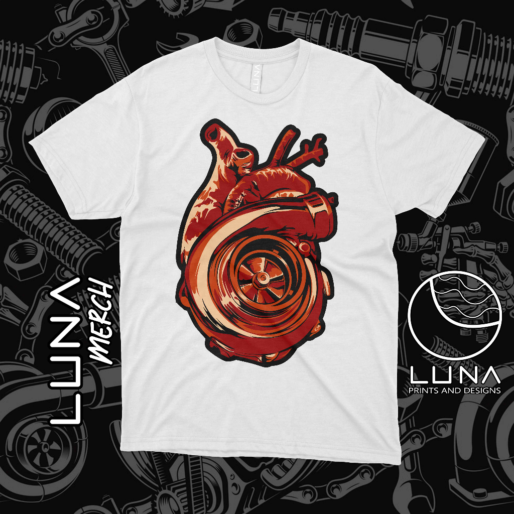 Turbo Heart - Car Shirt Collection ( for kids and adult ) - The Luna ...