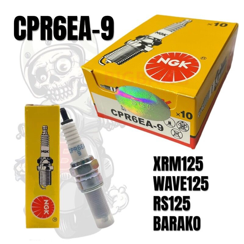 BIGBANG Motorcycle NGK Spark Plug CPR6EA-9 Xrm 125 Wave 125 Rs125 ...