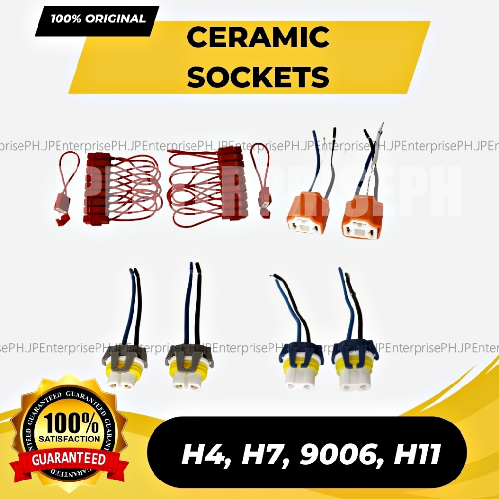 Ceramic Sockets H4 H11 9006 | Shopee Philippines