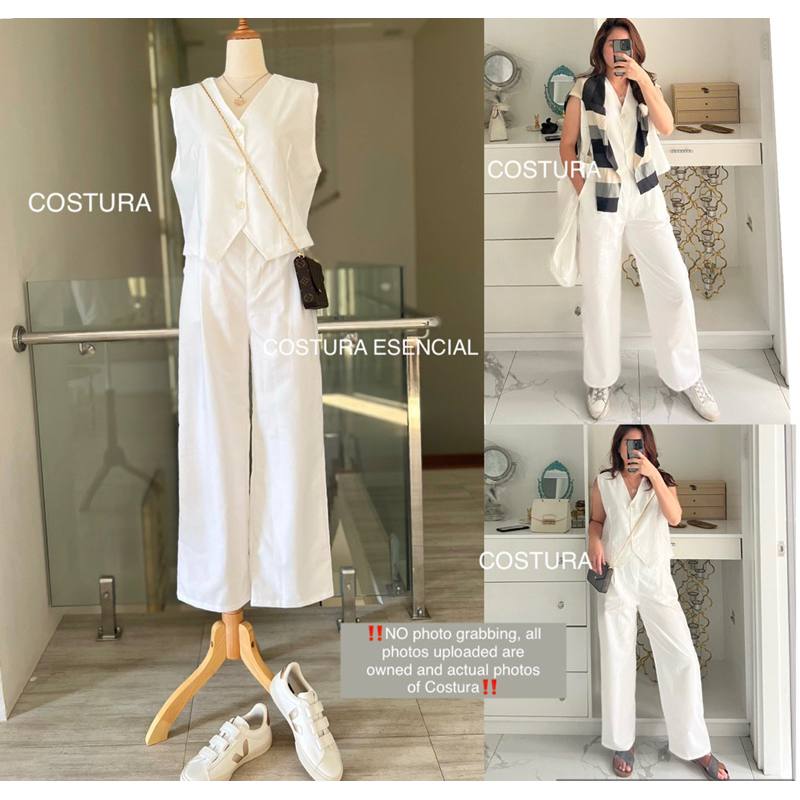 Costura Vest & Pants coordinates ( Isabella Set) | Shopee Philippines