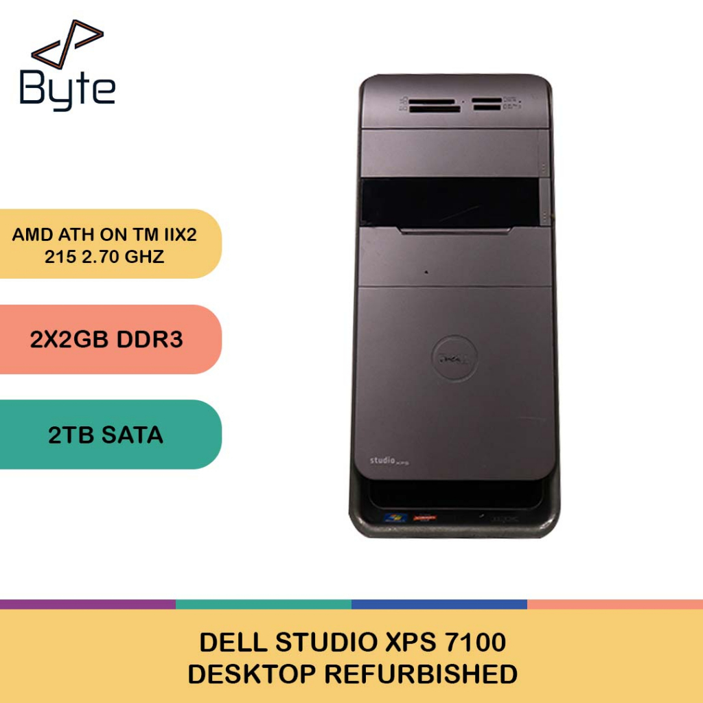 BYTE | DELL Desktop REFURBISHED | 2X2GBDDR3 / 2TBSATA / DVD RW / TOWER ...