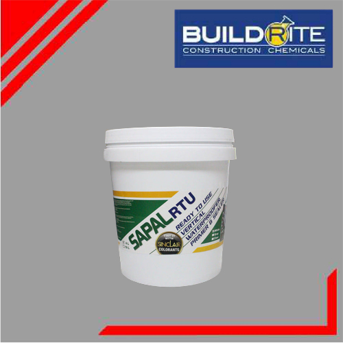 BUILDRITE SAPAL RTU WHITE (4L) READY TO USE VERTICAL WATERPROOFER ...