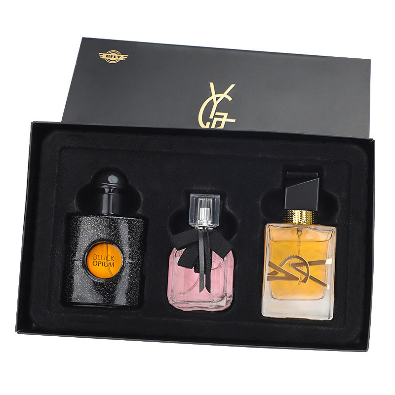 3 in 1 (50ml) Women's perfume Gift Box Set Water Black Opium Reverse ...
