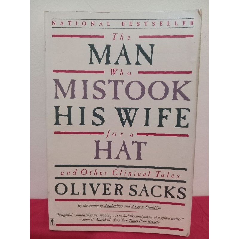 The Man Who Mistook his Wife for a Hat - Oliver Sacks | Shopee Philippines