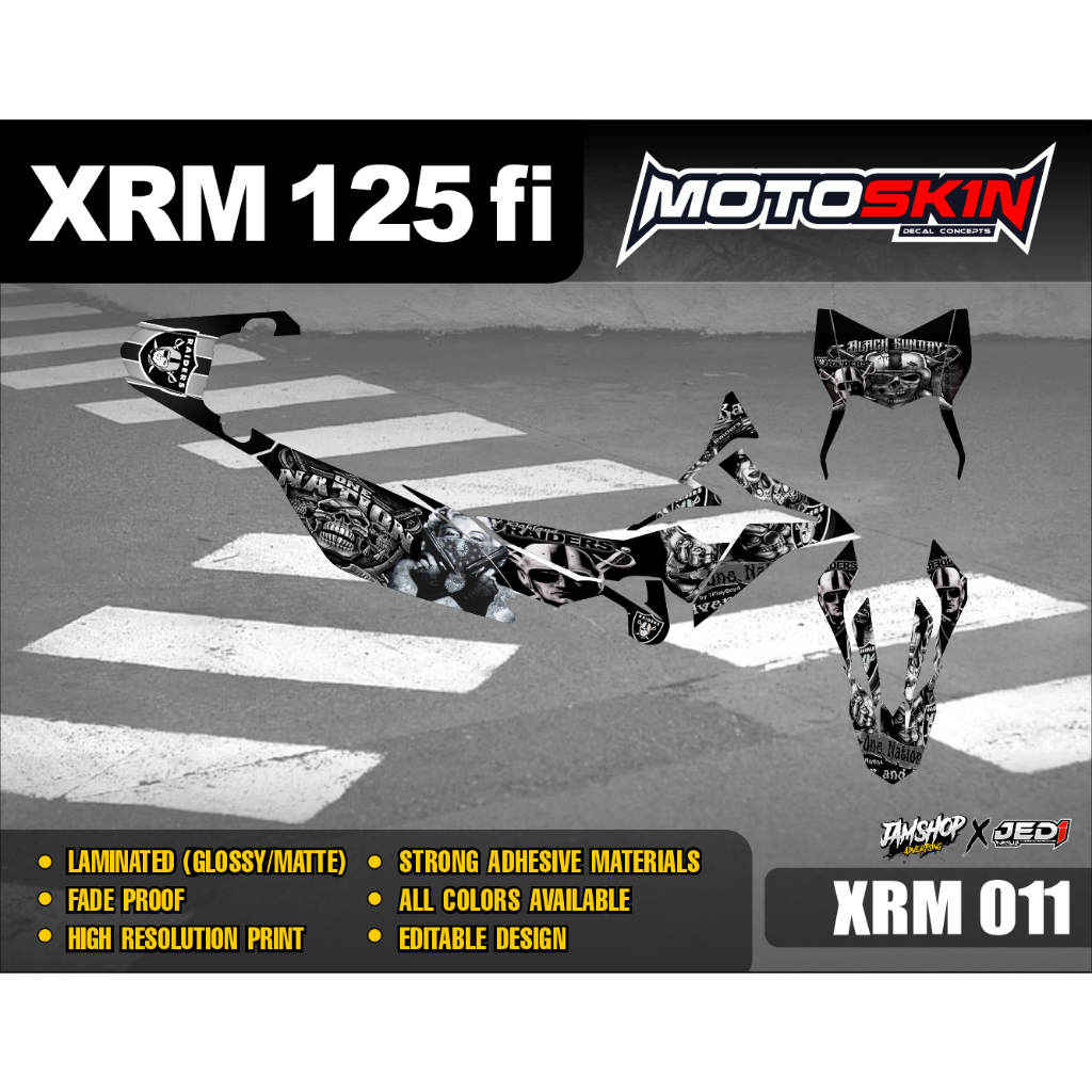 Honda XRM 125 FI Version 1 Full Decals Limited Edition | Shopee Philippines
