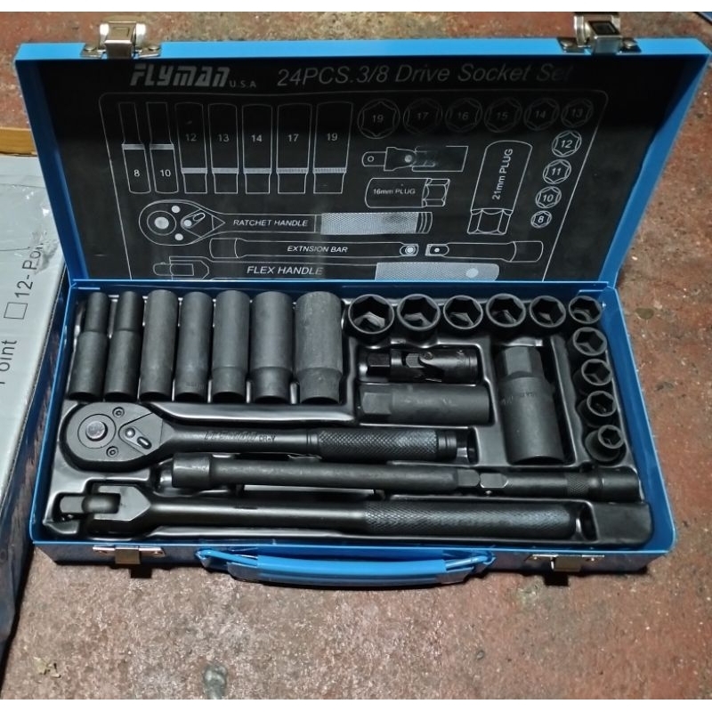 Flyman Original 24pcs/21pcs Socket set 3/8 drive & Socket 24pcs 1/2 ... Flyman Original 24pcs/21pcs Socket set 3/8 drive & Socket 24pcs 1/2 ...