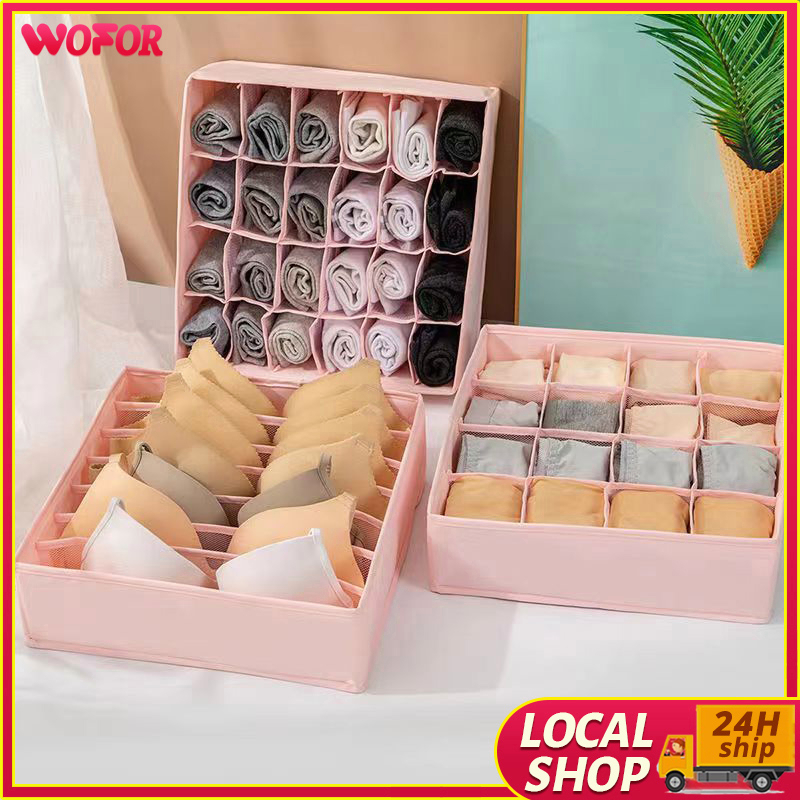 Bra Socks Drawer Non Woven Underwear Storage Box Storage Box Foldable ...