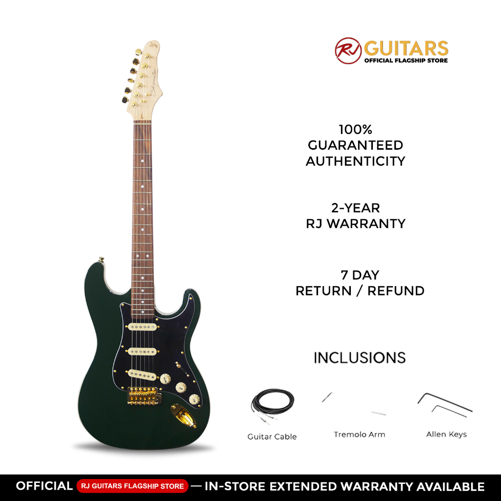 RJ Gigline Electric Guitar - Special Edition Skycaster Jungle Green ...