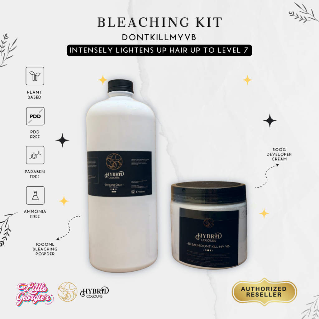 Hybrid Colours DONTKILLMYVB Big size Bleach Kit [Organic, Plant-based ...