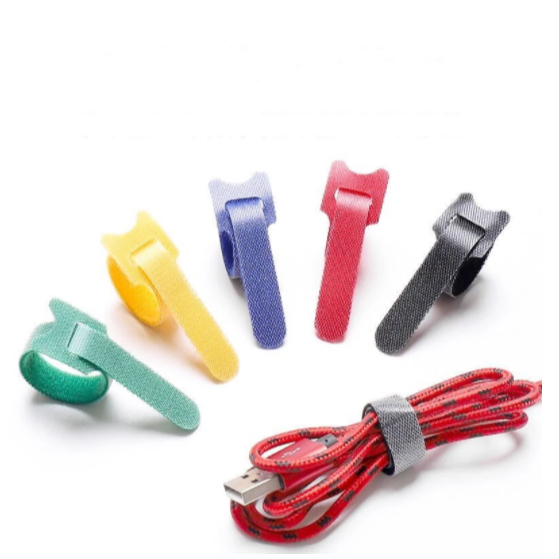 Color Velcro Reusable Charging Data Cable Self-adhesive Tape Multi ...