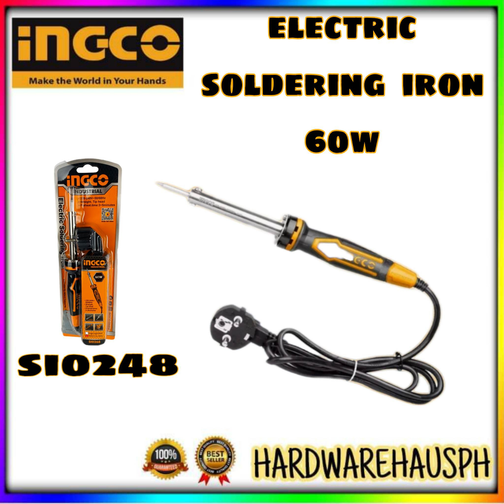 INGCO Electric Soldering Iron 60W | Shopee Philippines