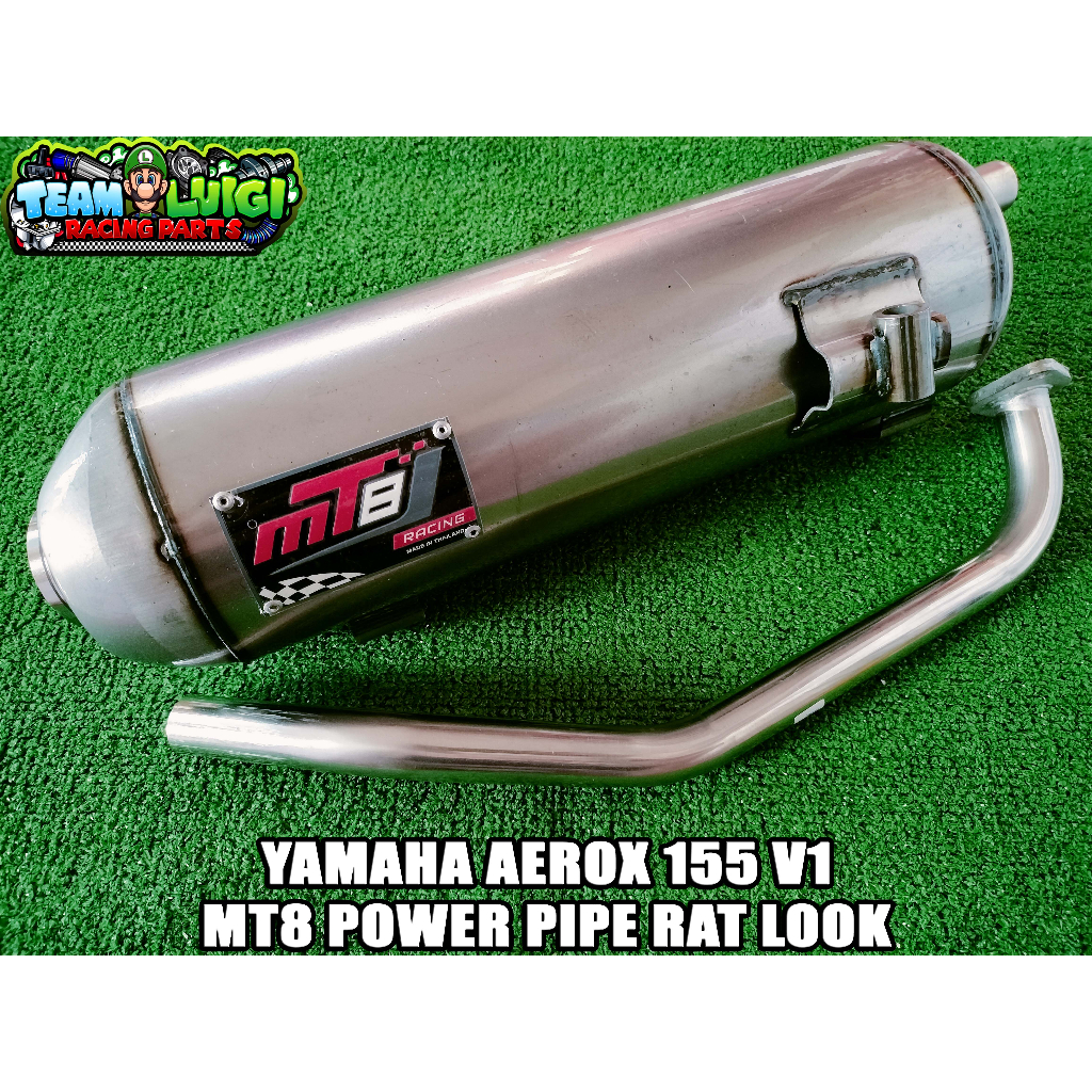 MT8 POWER PIPE FOR AEROX 155 V1 RATLOOK | Shopee Philippines