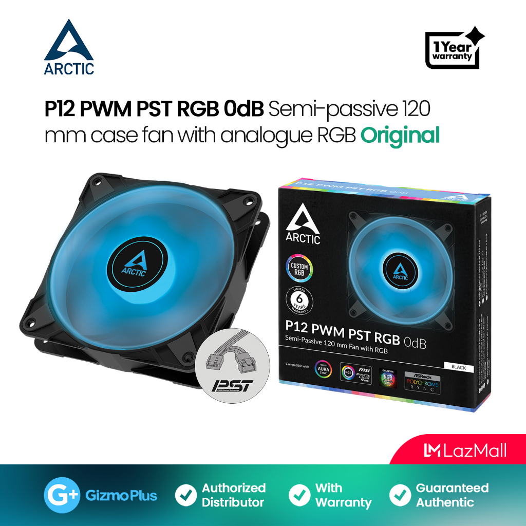 Arctic P12 PWM PST RGB 0dB CPU Cooler CPU Fan | Shopee Philippines