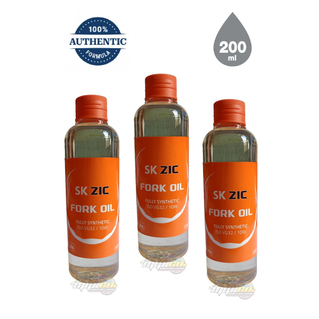 SK ZIC FULLY SYNTHETIC FORK OIL - 200ml | Shopee Philippines