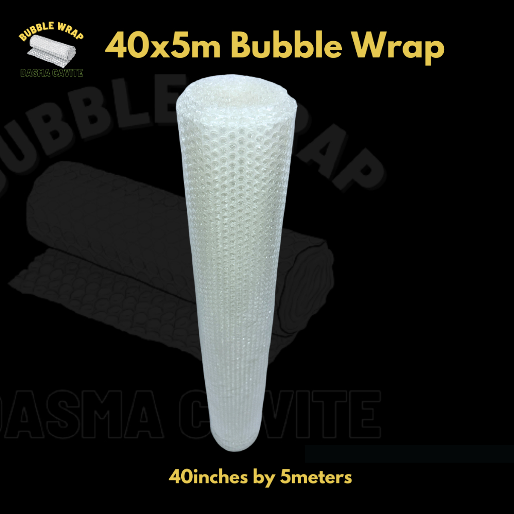 40 inches x 5 meter Bubble Wrap Clear 40in x 5m Premium Clear Bubble ...