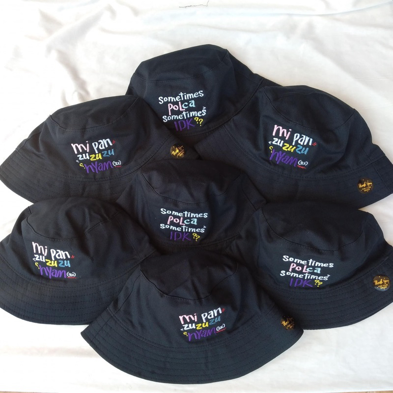 Adult Customize Bucket Hats embroidery | Shopee Philippines