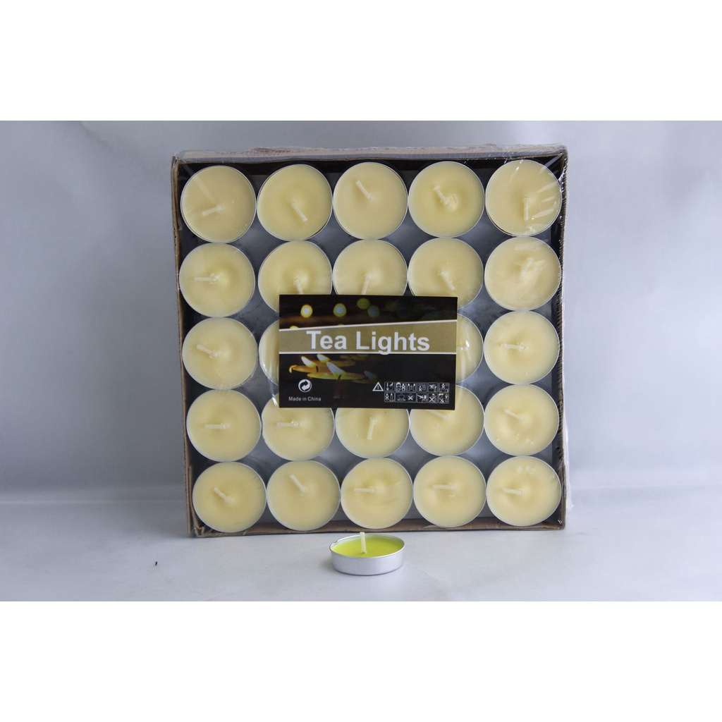 COD*10/50pcs/Tea light Candles Metal Cup vigil Wedding Light tealight ...