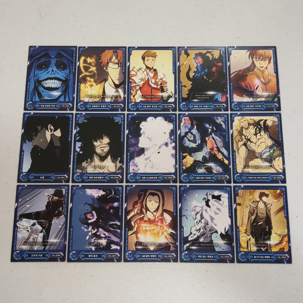Solo Leveling D&C Webtoon Official Cards Volume 1 U | Shopee Philippines