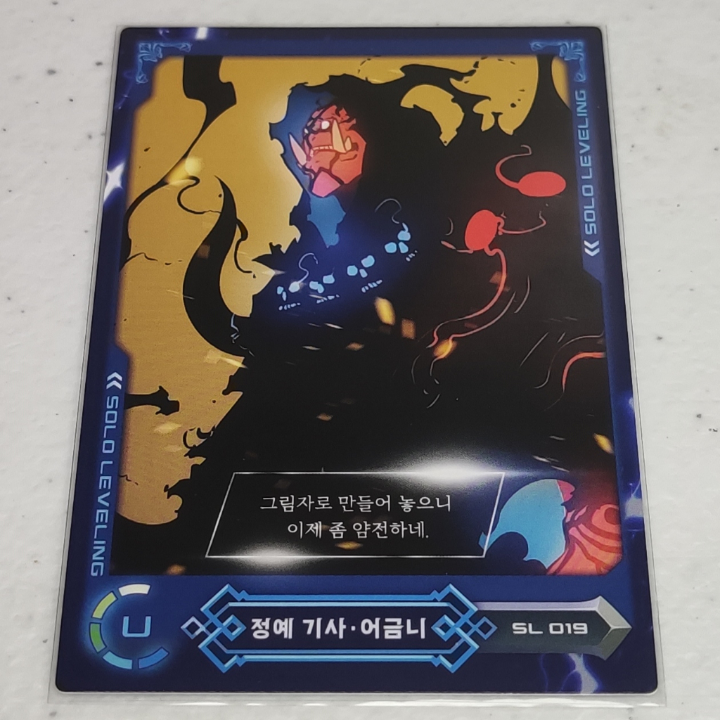 Solo Leveling D&C Webtoon Official Cards Volume 1 U | Shopee Philippines