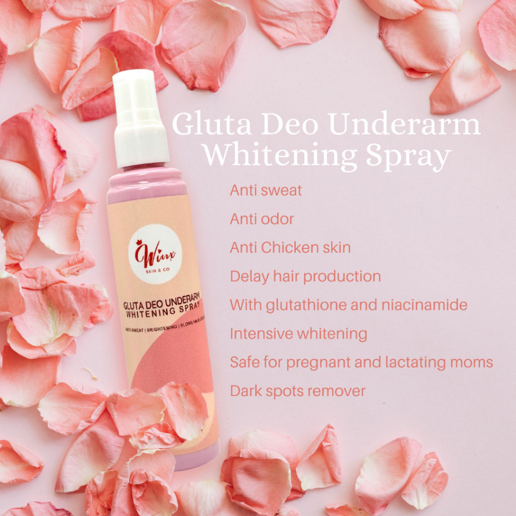 Winx Skin&Co Gluta Deo Underams Whitening Spray 120ml | Shopee Philippines