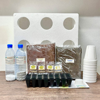 HYDROPONICS STARTER KIT 3 - GRANULAR NUTRIENT SOLUTION/4 PACKS OF SEEDS ...