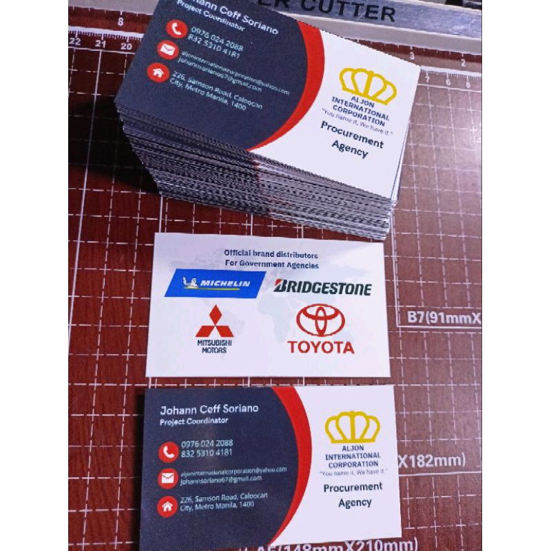 Calling Card 100pcs Back to back | Shopee Philippines