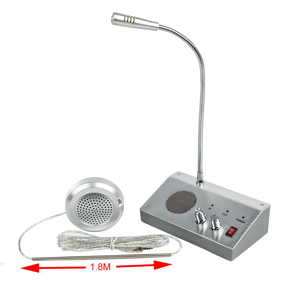 Window intercom speaker System Anti Interference Dual Way Intercom Talk ...