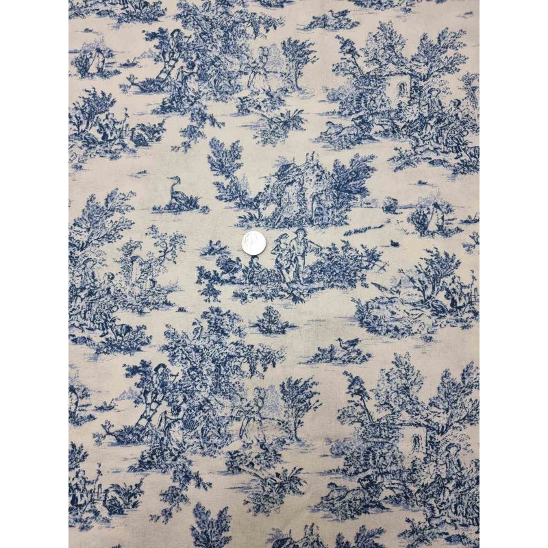 TOILE DE JOUY COTTON LINEN FABRICS 60 INCHES WIDTH | Shopee Philippines