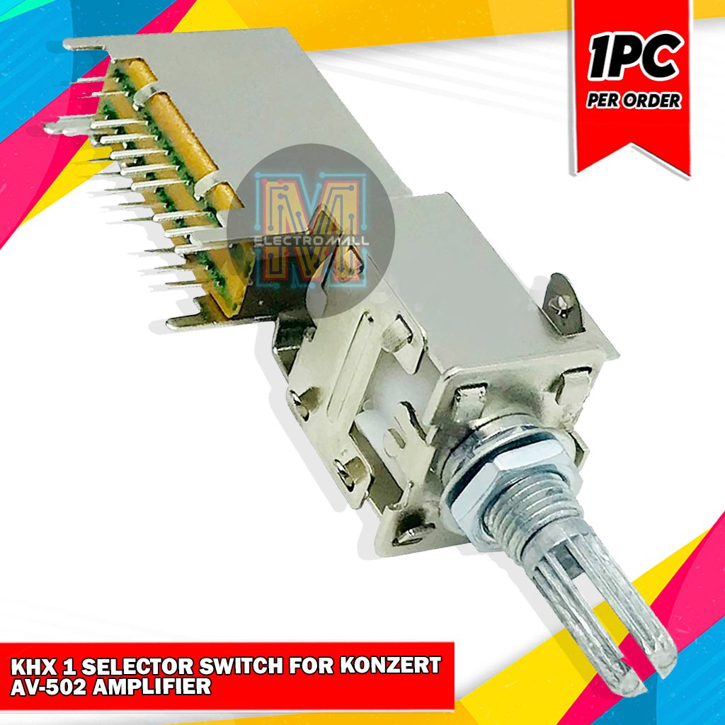 KHX1 Selector Switch for KonZert AV-502 Amplifier | Shopee Philippines