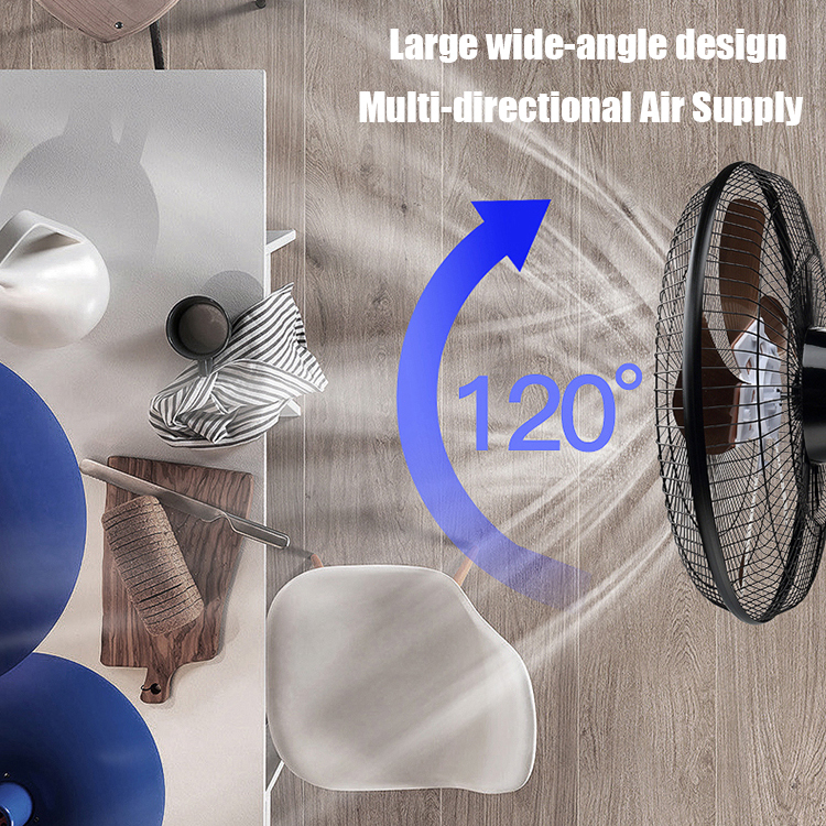 Camel Wall fan With remote control 16 inch Electric Fan 5 Blades Quiet ...