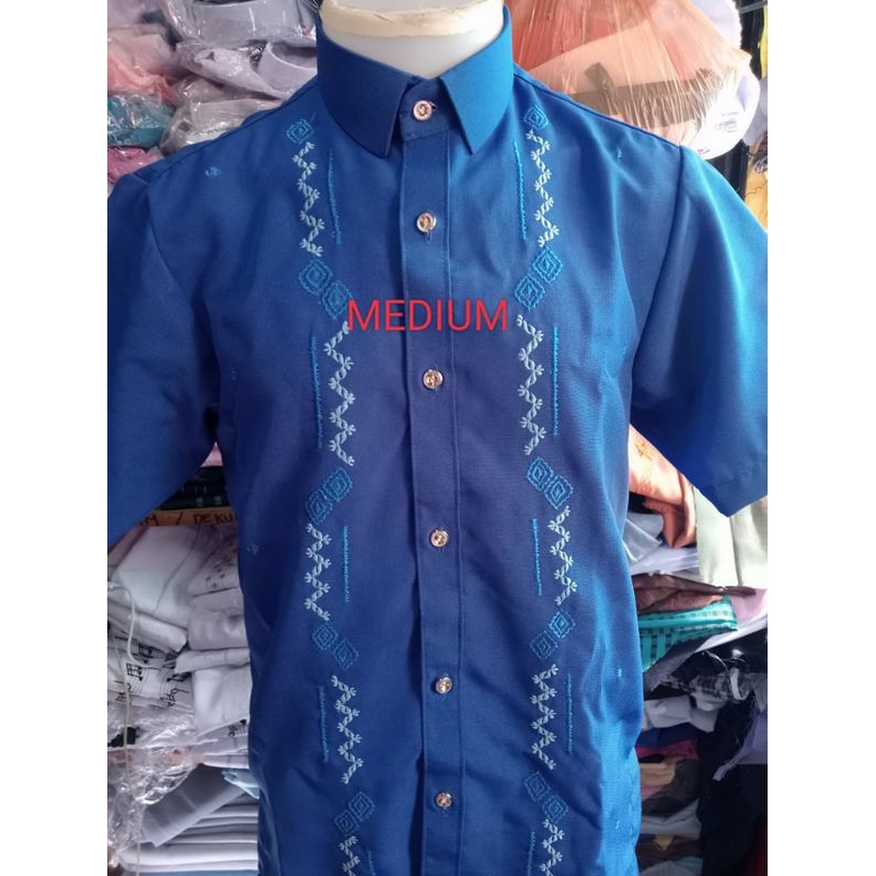 polo barong/ embroidery | Shopee Philippines