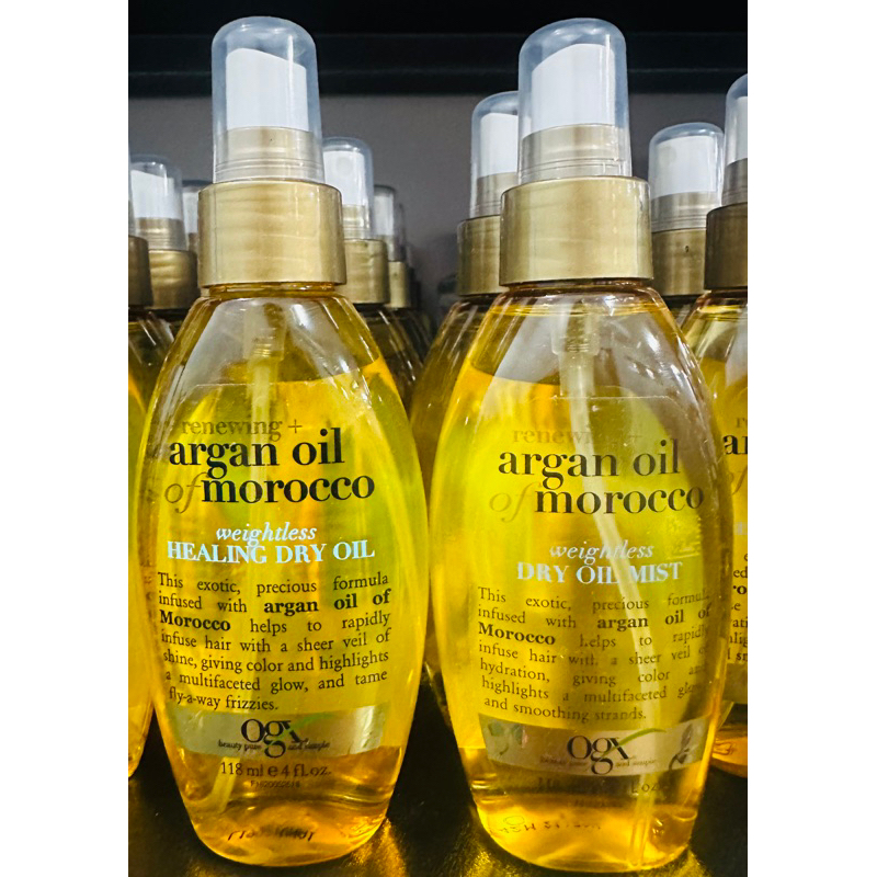 OGX Renewing Argan Oil of Morocco Weightless Oil Spray, 118ml/4oz ...