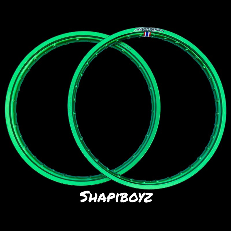 CHANTARA Thailand racing rim thai flag set made in thailand (pair na ...