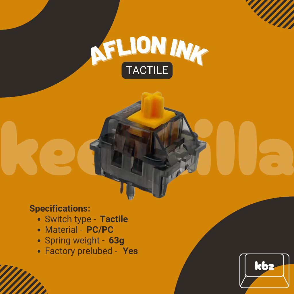 Aflion Ink Tactile Switch Mechanical Keyboard Switch 5 pin 10 pcs ...
