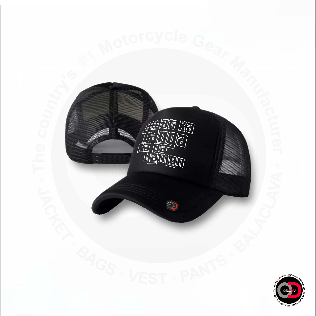 ODM Ingat Ka Cap For Men And Women Unisex Adjustable All Black Mesh ...