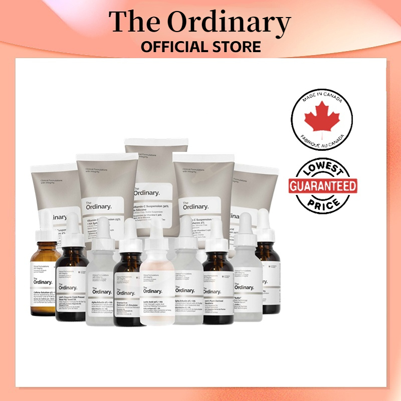 The Ordinary Bestsellers[Glycolic Acid/Azelaic acid/Multi Peptide ...