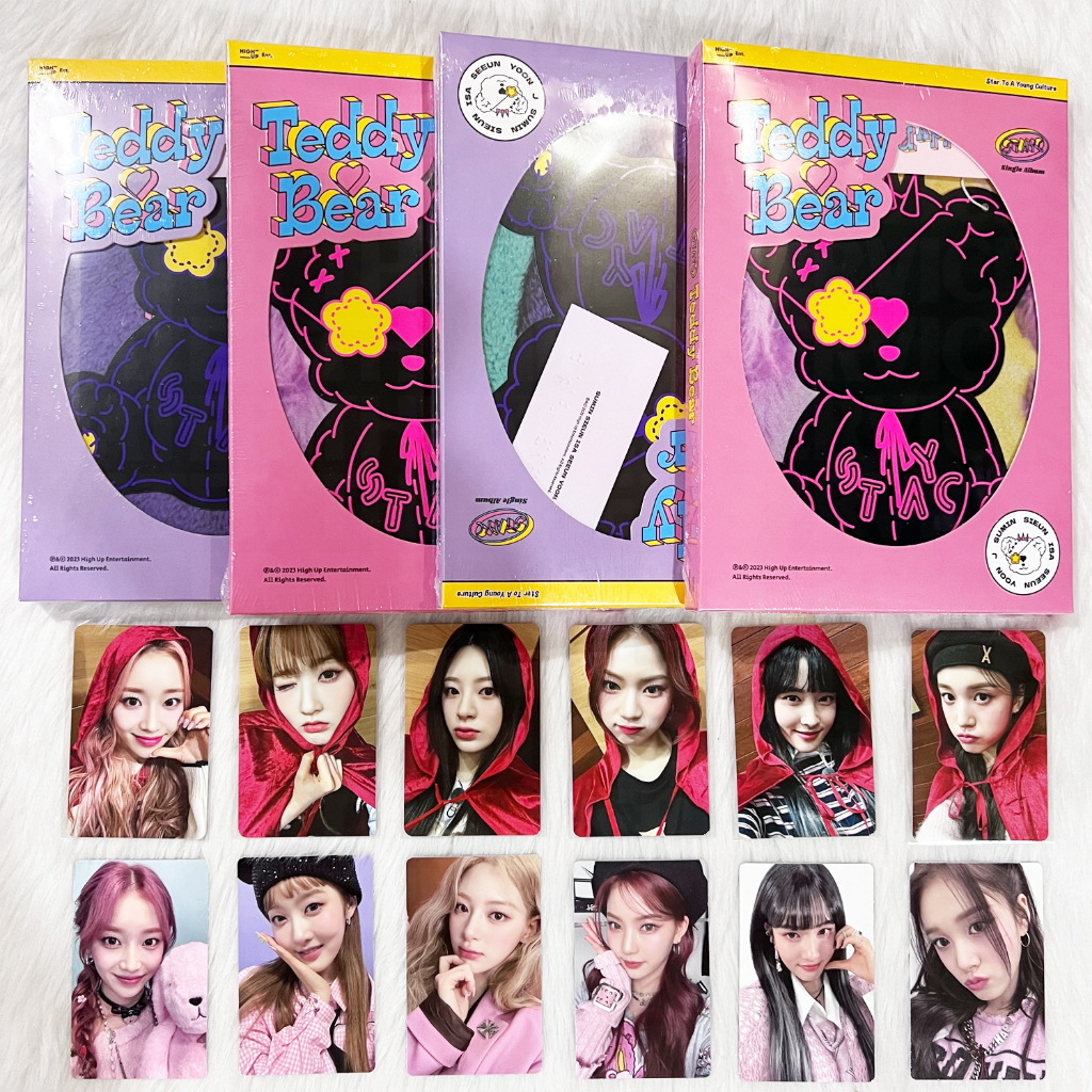STAYC Teddy Bear Single Album with WEVERSE POB Gift [Sealed & Onhand ...