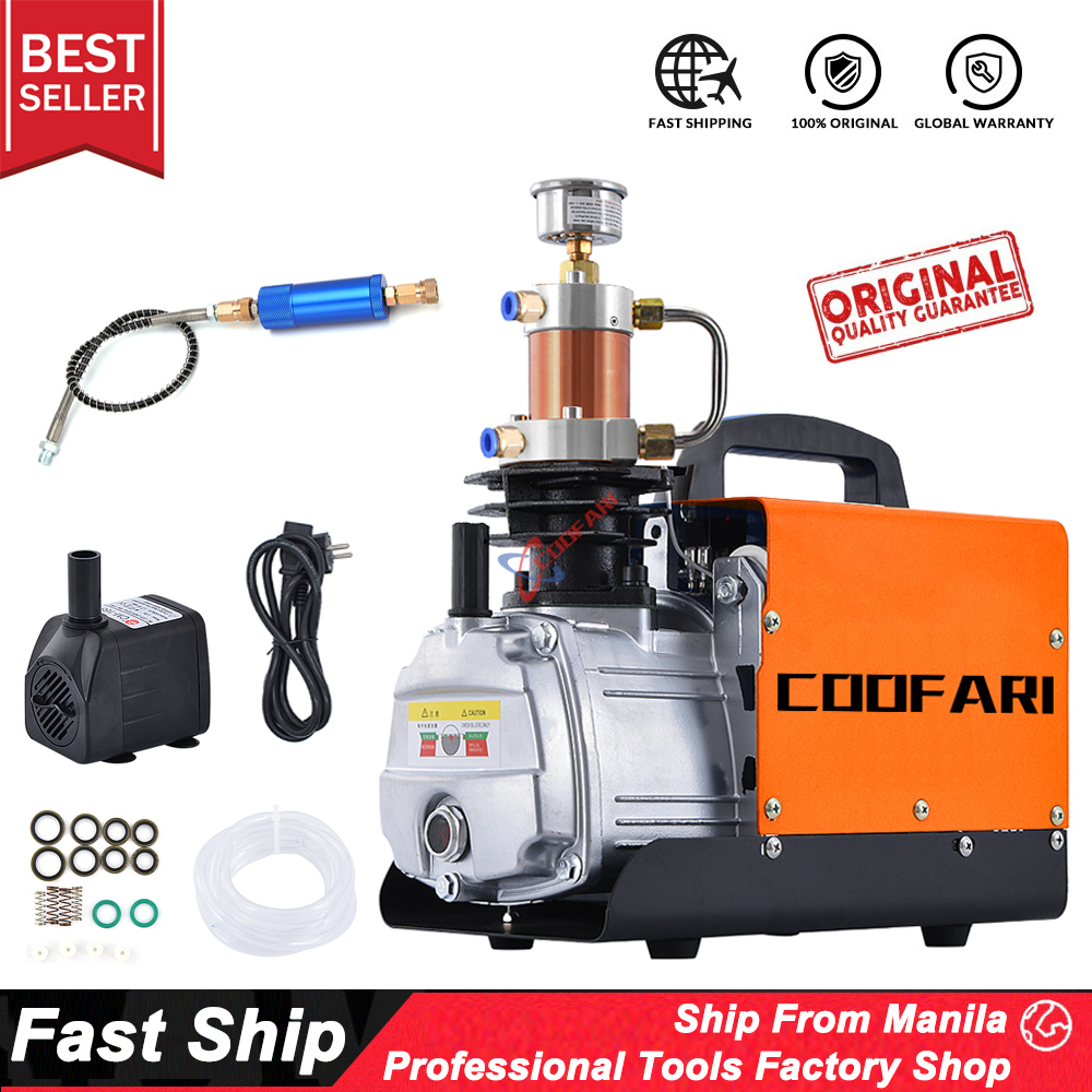 4500psi 300bar 30MPa PCP Adjustable High Pressure Air Compressor ...