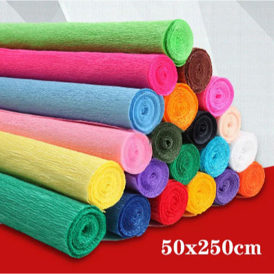 50x250cm | Crepe Paper Roll for Paper Flowers Arts Crafts DIY Party ...
