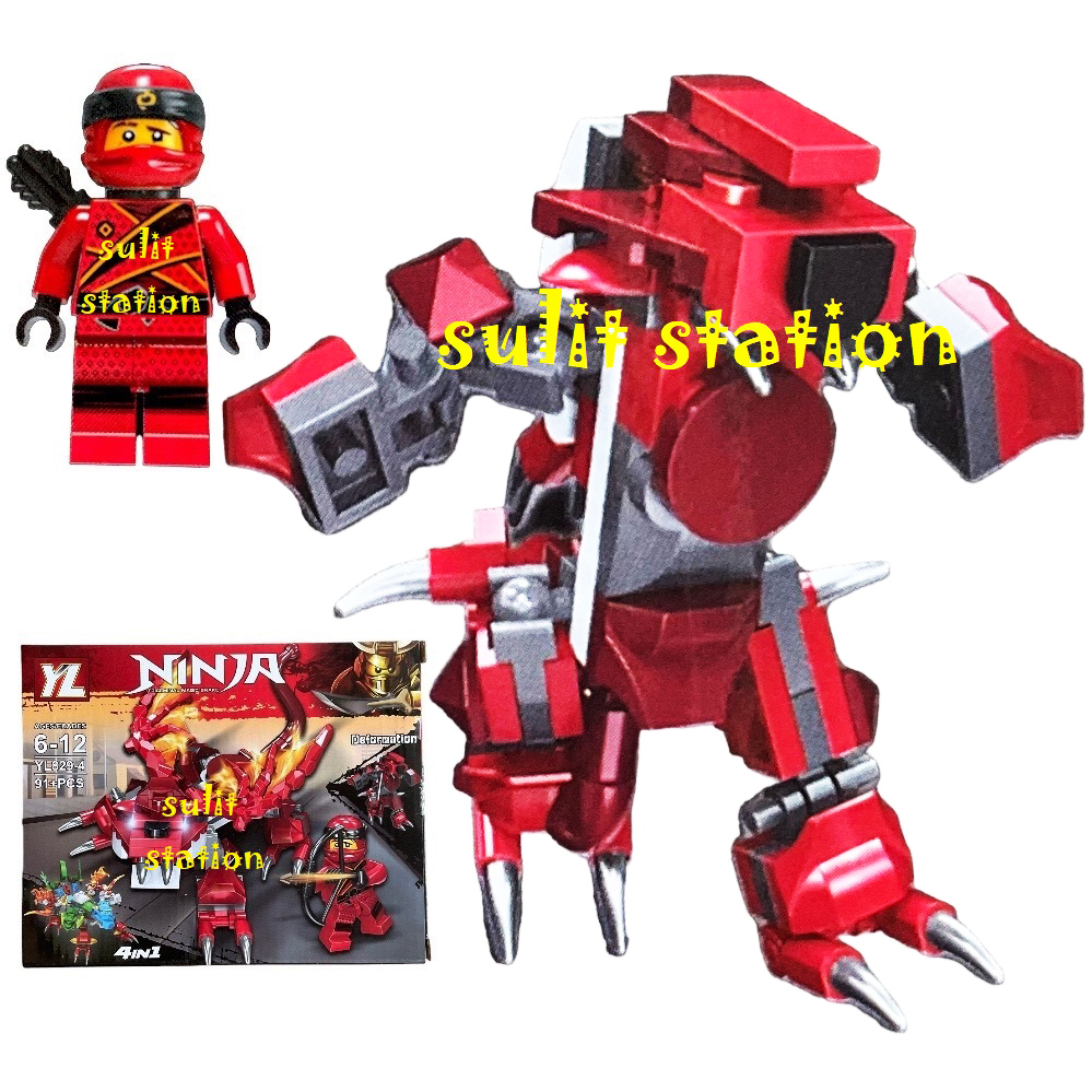 NINJAGO NINJA WARRIOR FIGHTER KAI LLOYD JAY ZANE BUILDING BLOCKS ...