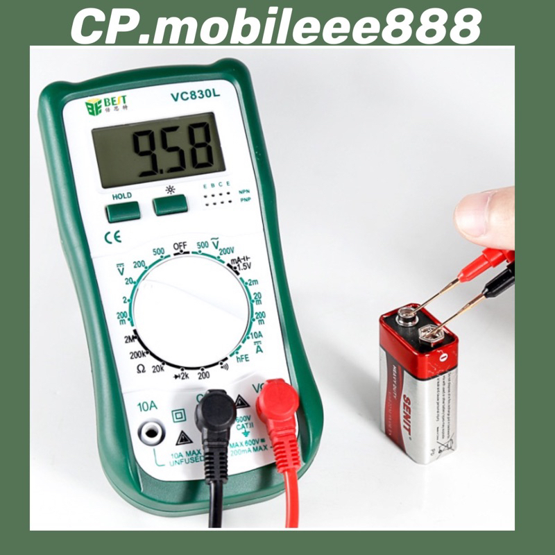 Multi Tester Best BST-VC830L High Precision Multi Meter Multimeter ...