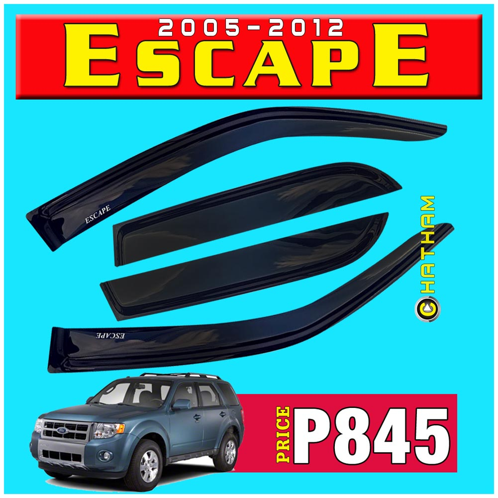 Rain Guard for Ford Escape 2005 to 2012 ( Window Door Visor 2006 2007 ...