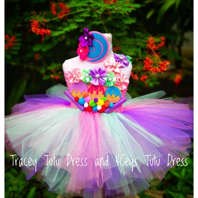 Feather Candy Tutu Dress pre order in 5-7days working period | Shopee ...