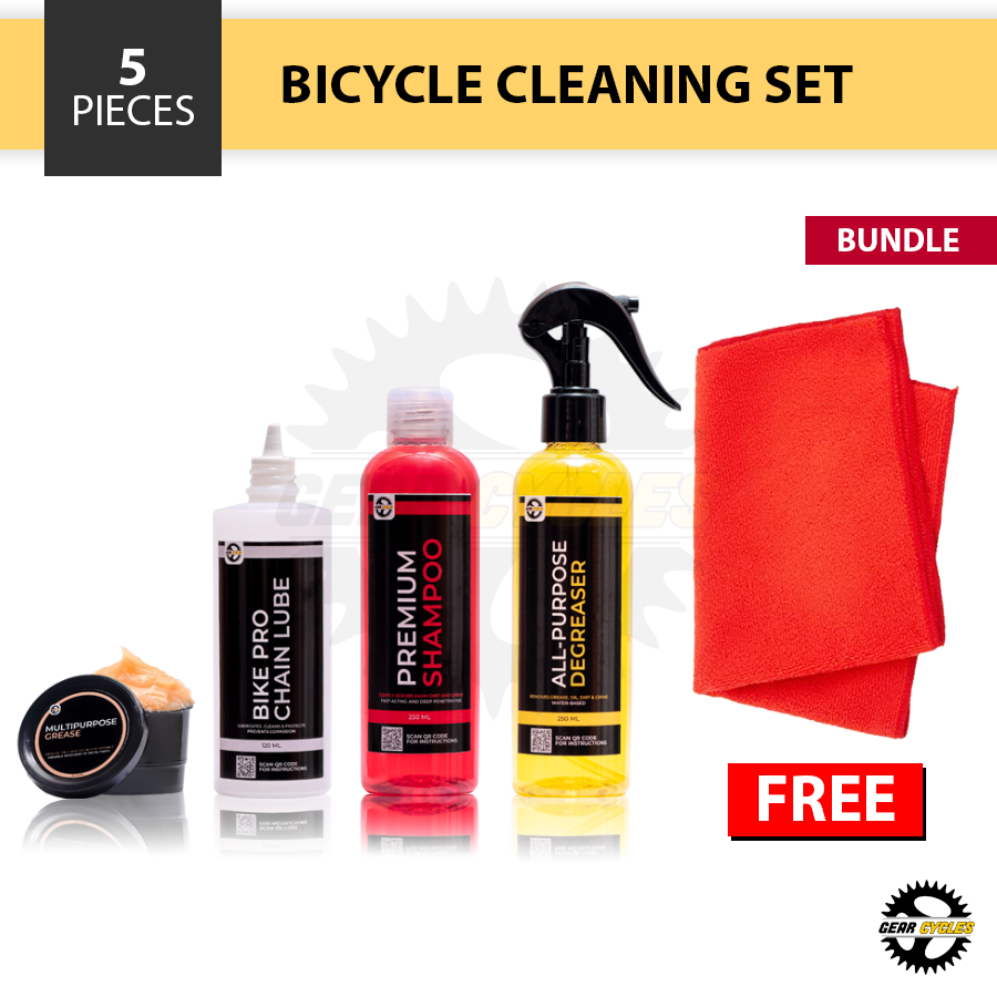 (BUNDLE) Gear Cycles Degreaser Shampoo Chain Lube Grease Grasa Mountain Road Bike Wash Cleaning ...