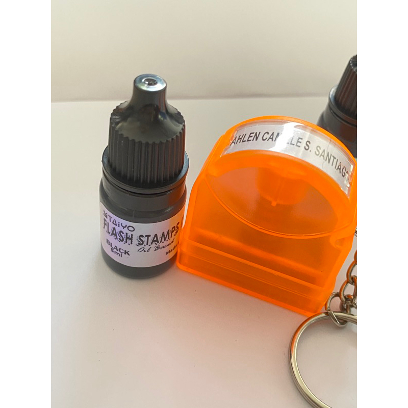 W/ INK DIGI STAMP 10x28MM Personalized SELF INKING FREE INK FREE INK ...